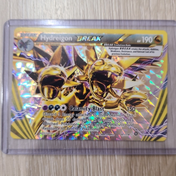 Pokemon | Toys | Hydreigon Break 8714 Holo Rare Xy Steam Siege Pokemon ...